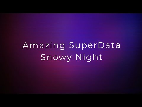 Amazing SuperData - Snowy Night [Song] - YouTube