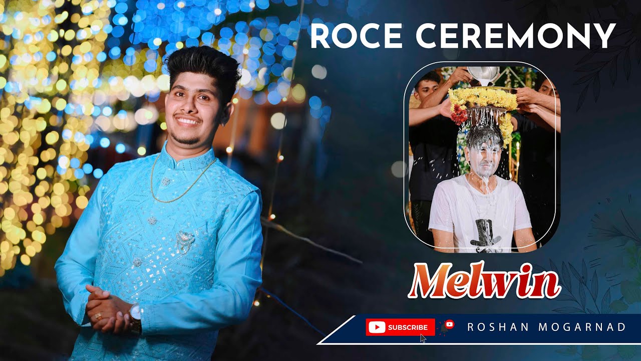 ROCE CEREMONY OF MELWIN | ROSHAN MOGARNAD PHOTOGRAPHY | TRADITIONAL ...