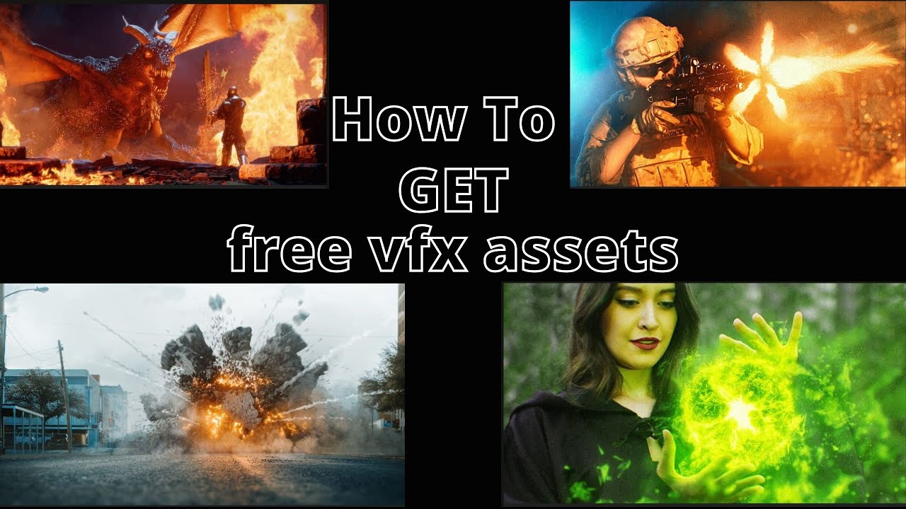 HOW TO GET FREE VFX ASSETS Perfect for filmmakers, video editors, and ...