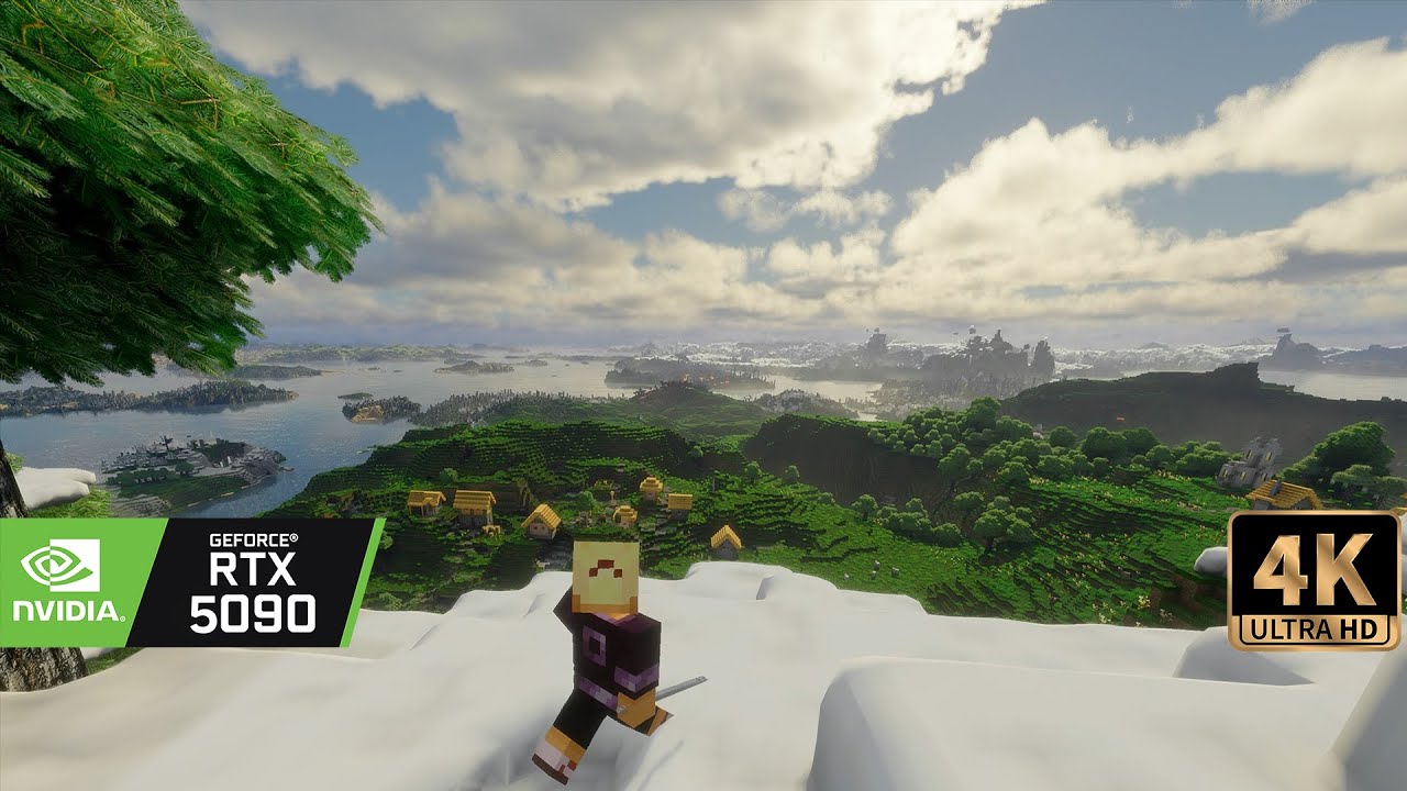 [4K60] This Is Not Real Life… It’s Minecraft on RTX 5090 with Ultra ...
