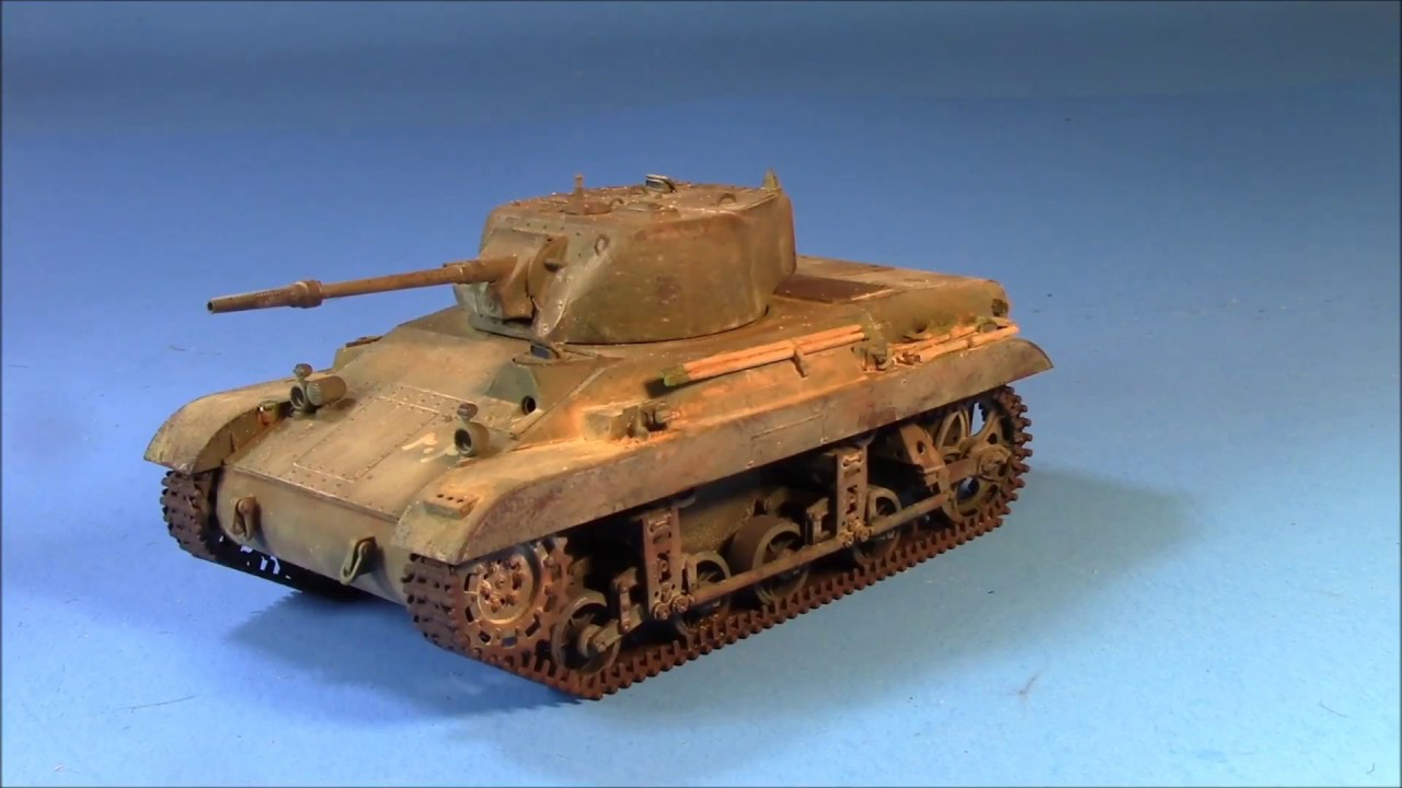 M22 LOCUST AIRBORNE TANK BY BRONCO - YouTube