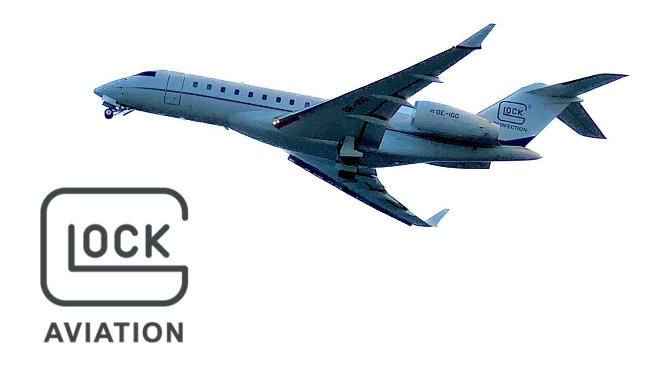 “Private Action” Glock Aviation Bombardier Global 6000 Sunset Takeoff ...