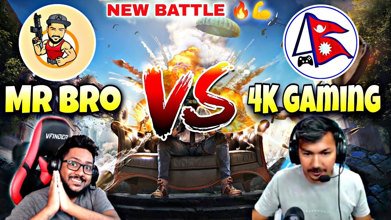 Mr Bro Vs 4K Gaming Nepal Same Lobby || New Battle In Erangel Map ...