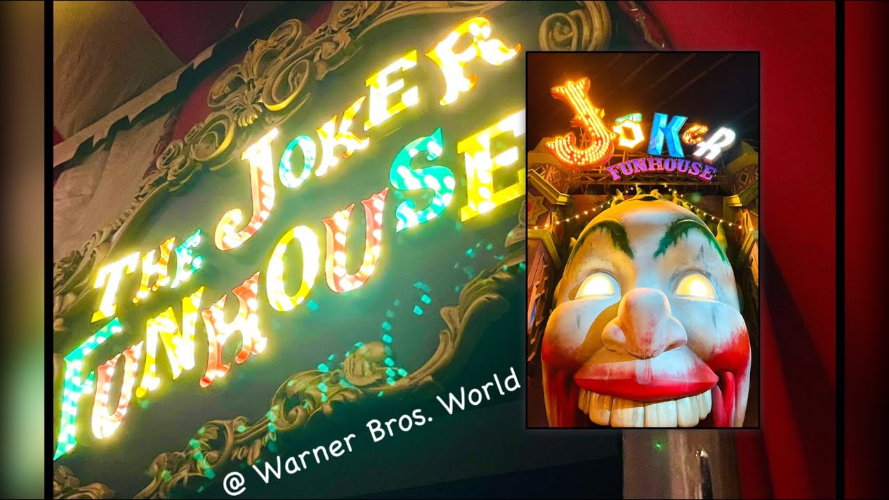 The JOKER Funhouse @ Warner Bros. World, Yas Island | Elisha Bernice TV ...