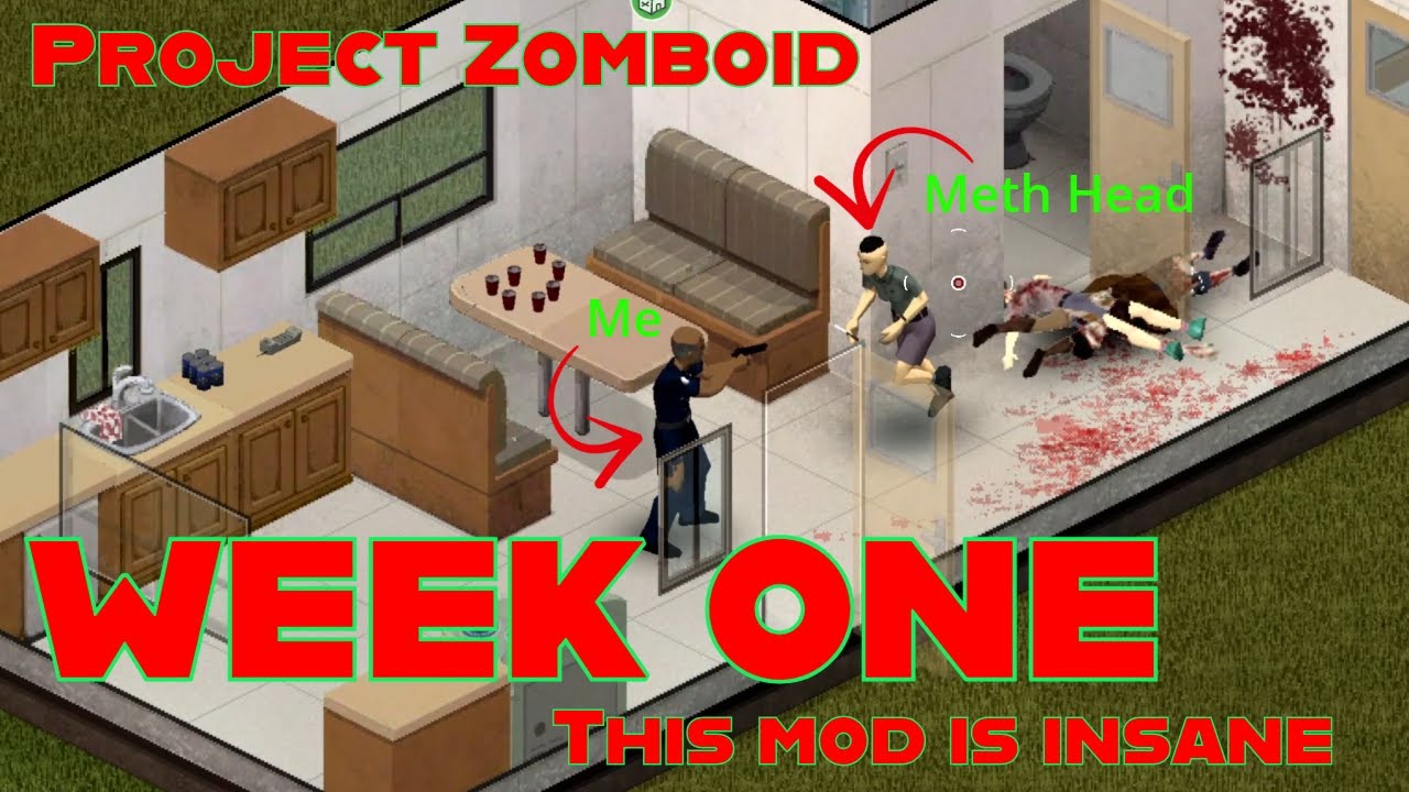Project Zomboid Week One Mod is INSANE!! - YouTube
