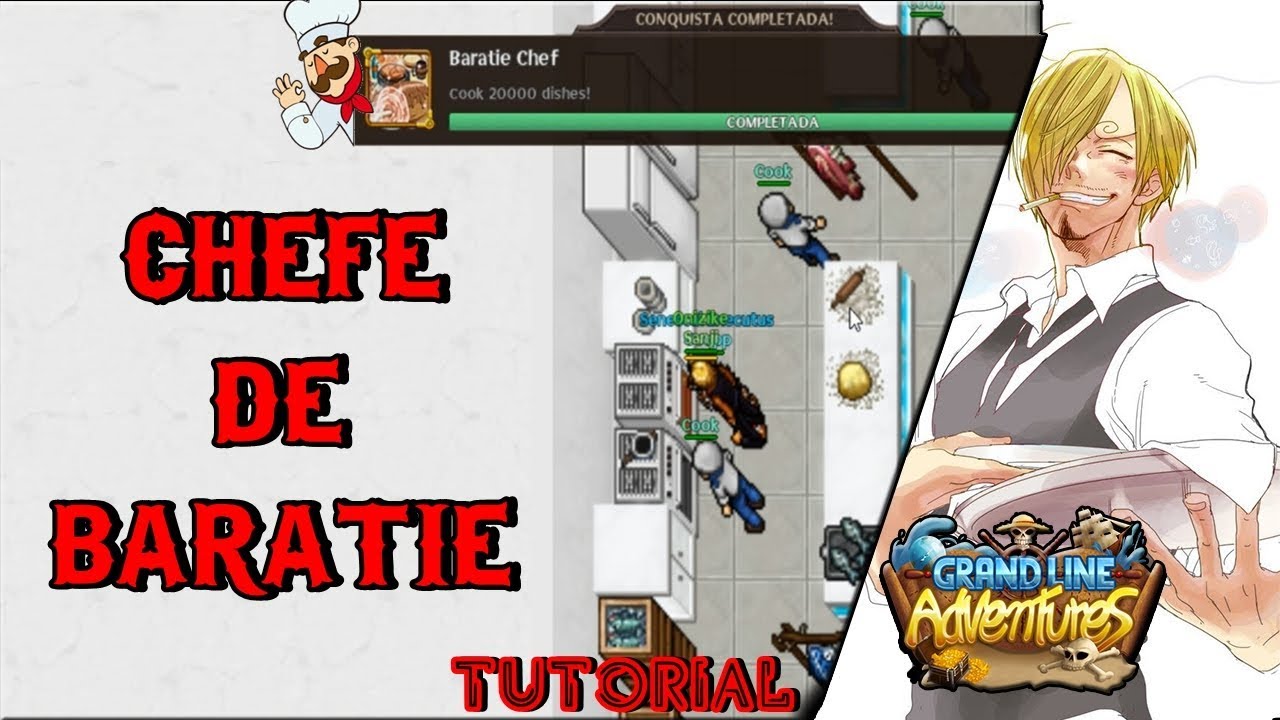 GLA │Tutorial Conquista de 20.000 Foods Baratie ┋🍴 Baratie Chef 🍴 - YouTube