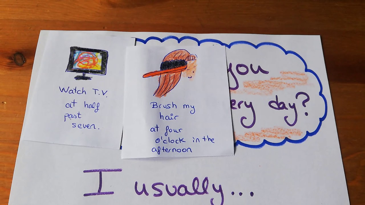 What do you usually do every day? EsL - YouTube