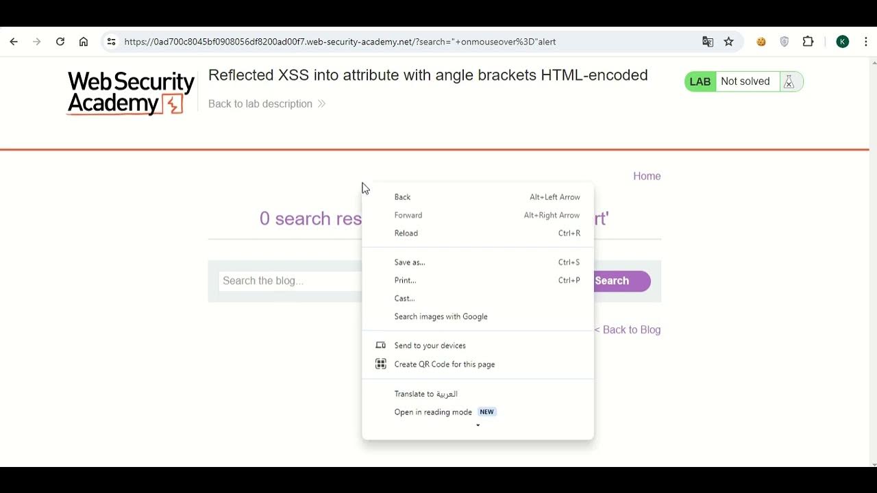 Reflected XSS into attribute with angle brackets HTML encoded - YouTube