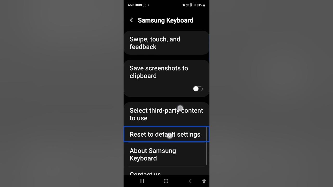 how to use Samsung keyboard with TalkBack screen reader very easy to use - YouTube