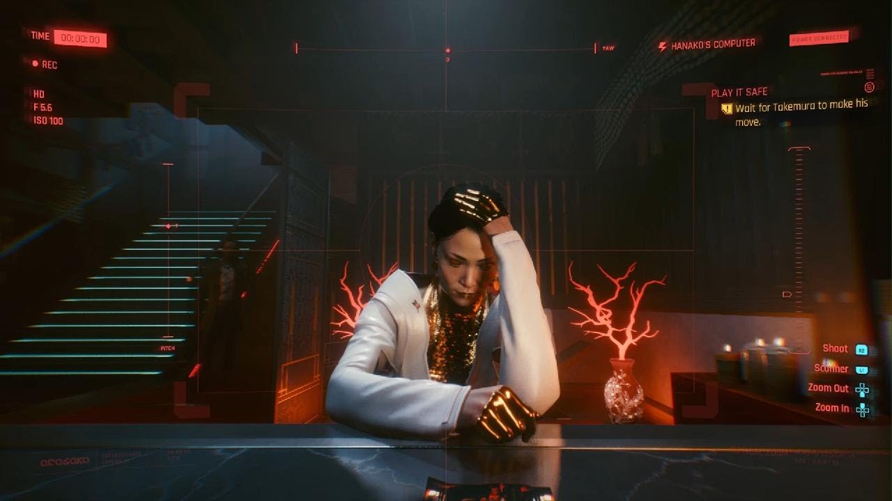 Cyberpunk 2077 Takemura Kills Hanako - YouTube