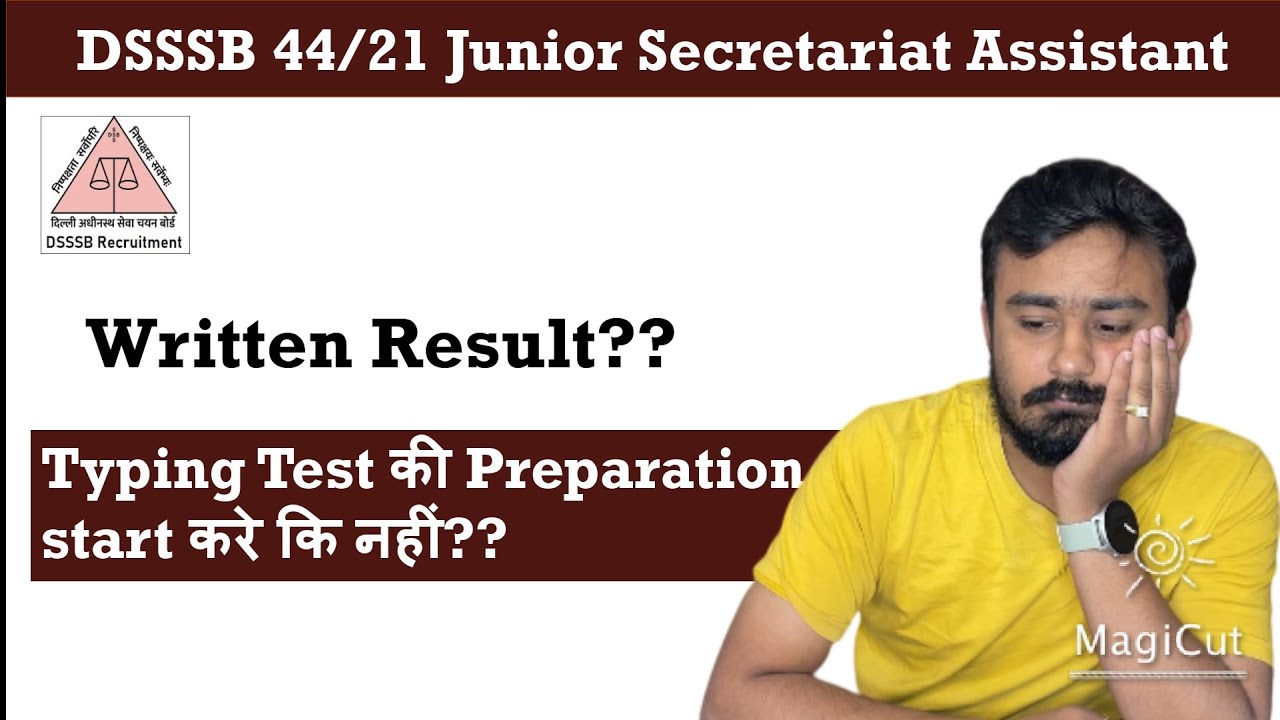 DSSSB Post code 44/21 Result date | DSSSB Junior Secretariat Assistant ...