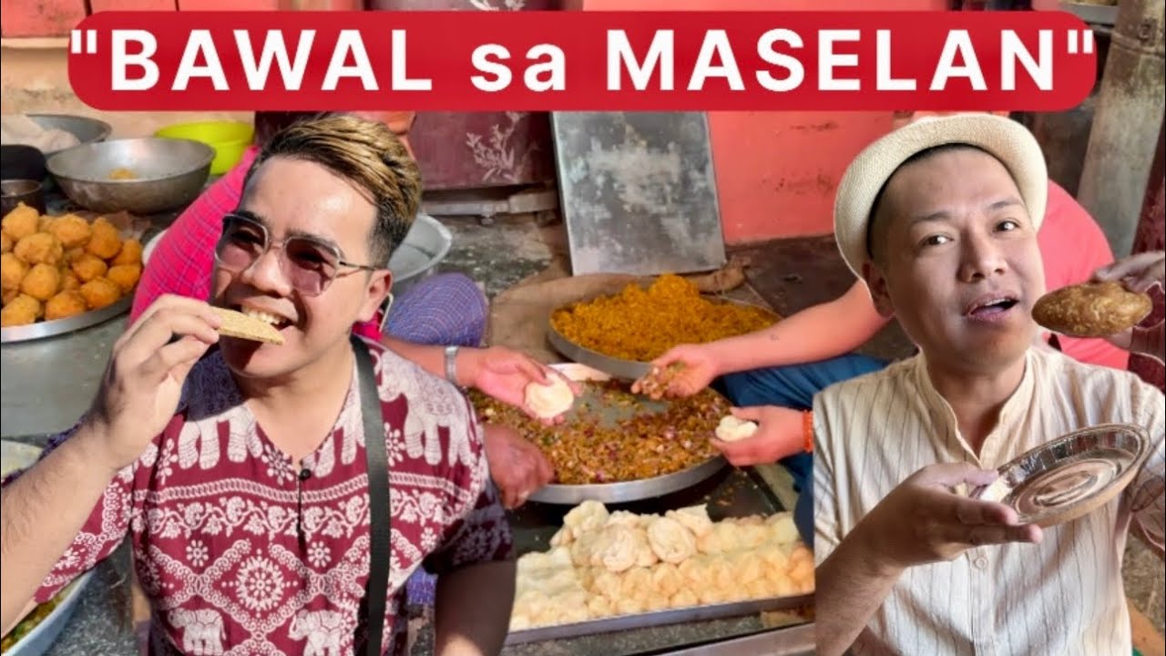 TRYING INDIAN STREET FOOD for the FIRST TIME! - YouTube