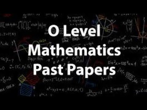 O levels Maths Paper 1 May/June 2023 - YouTube