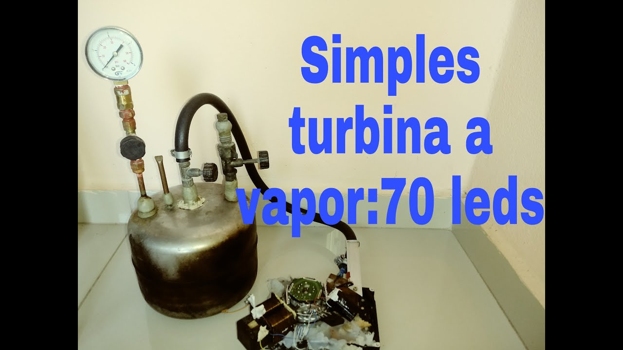 Pequena e Potente Turbina a Vapor - YouTube