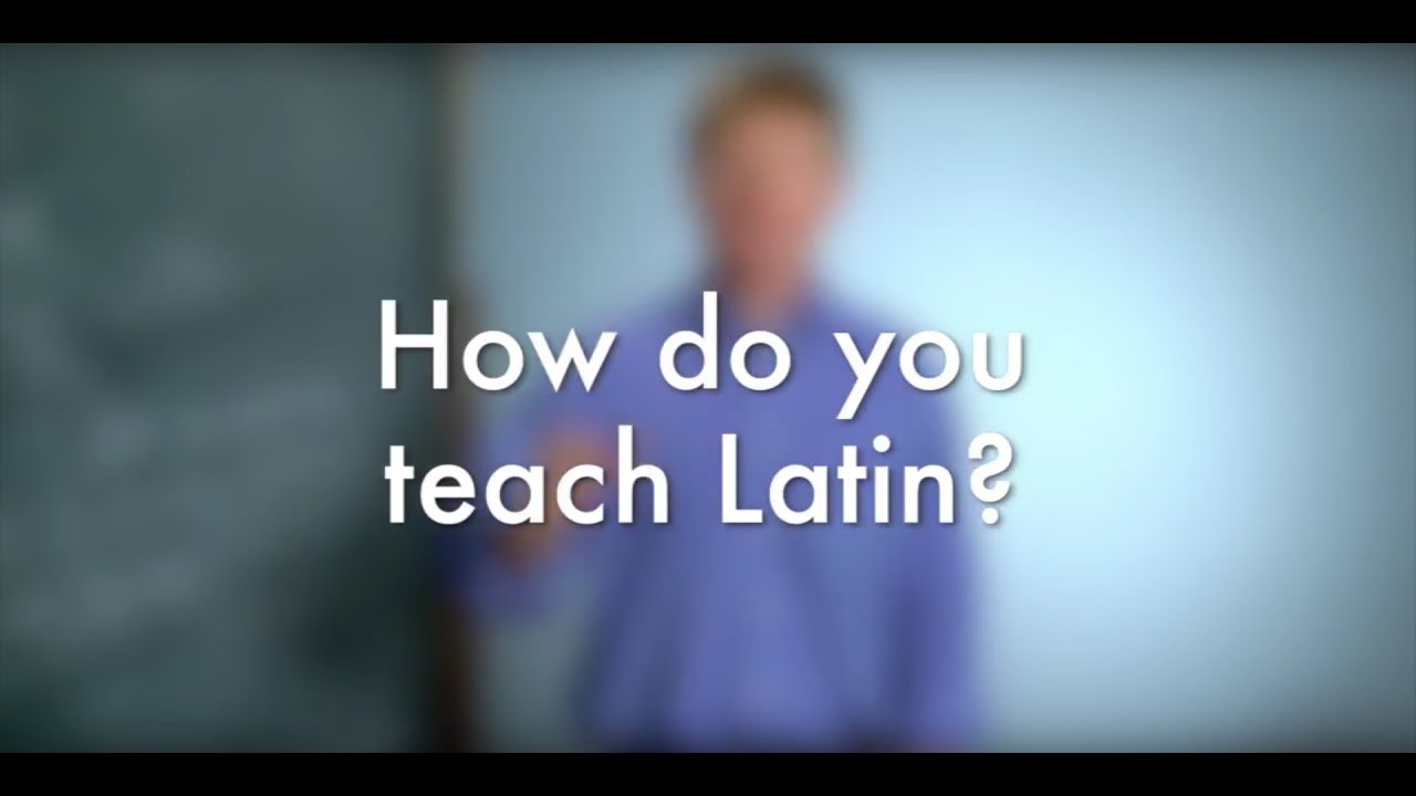 How do you teach Latin? - YouTube