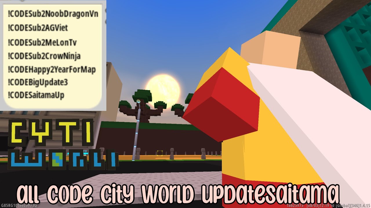 All Code City World (sắp up) SaitamaUp - YouTube