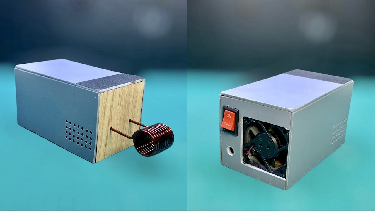 How To Make Induction Heater For Hot Metal Module ZVS 120W 12vol - YouTube