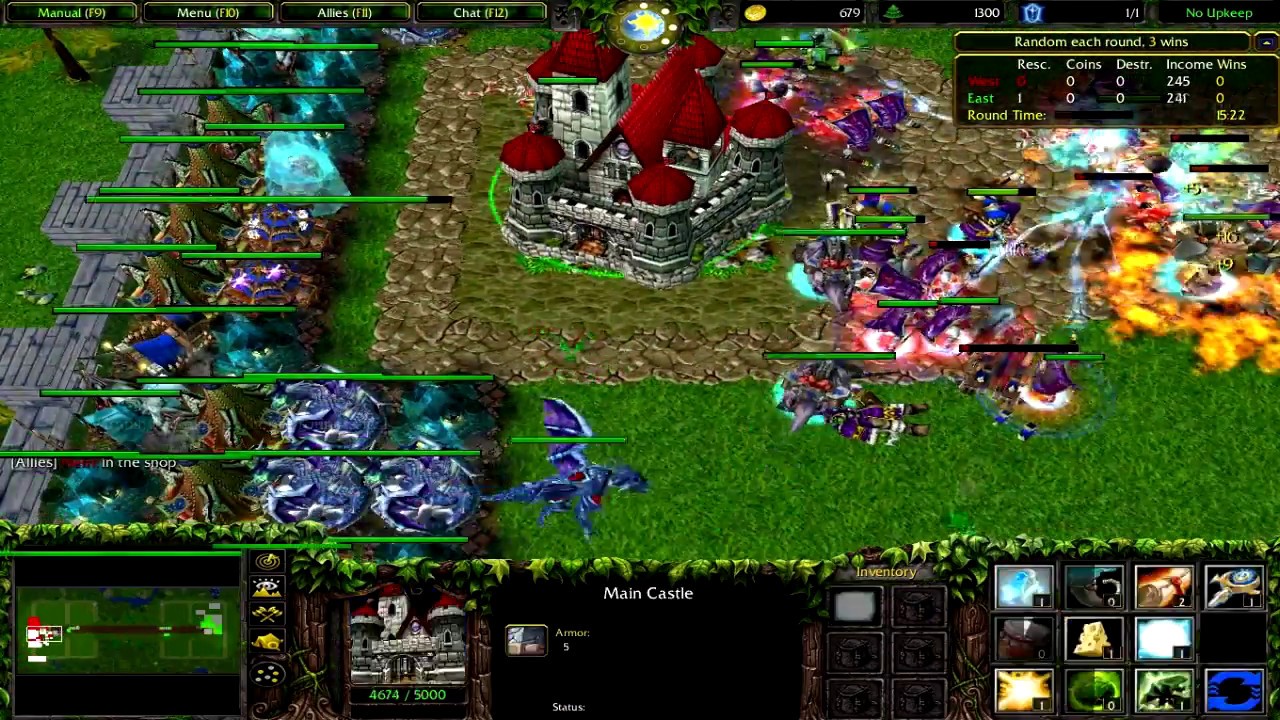 Карта варкрафт 3 castle fight - 84 фото