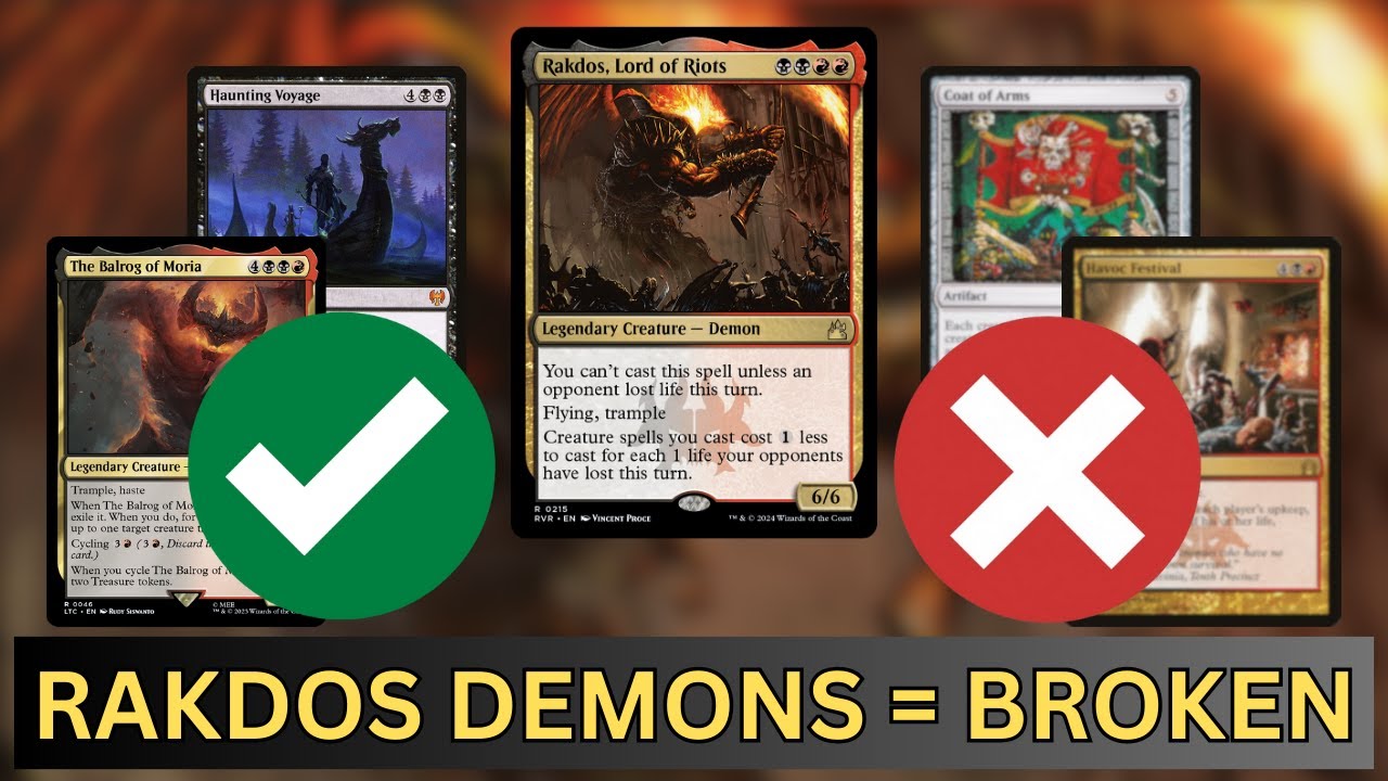 RAKDOS LORD OF RIOTS - Ultimate EDH Deck Tech Build - YouTube
