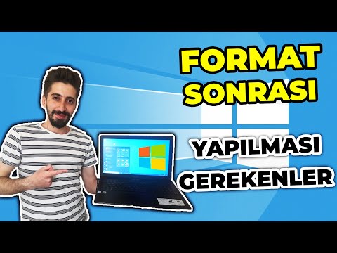Format Sonrası Yapılması Gerekenler | Windows 10 Kurulum Sonrası Ayarlar