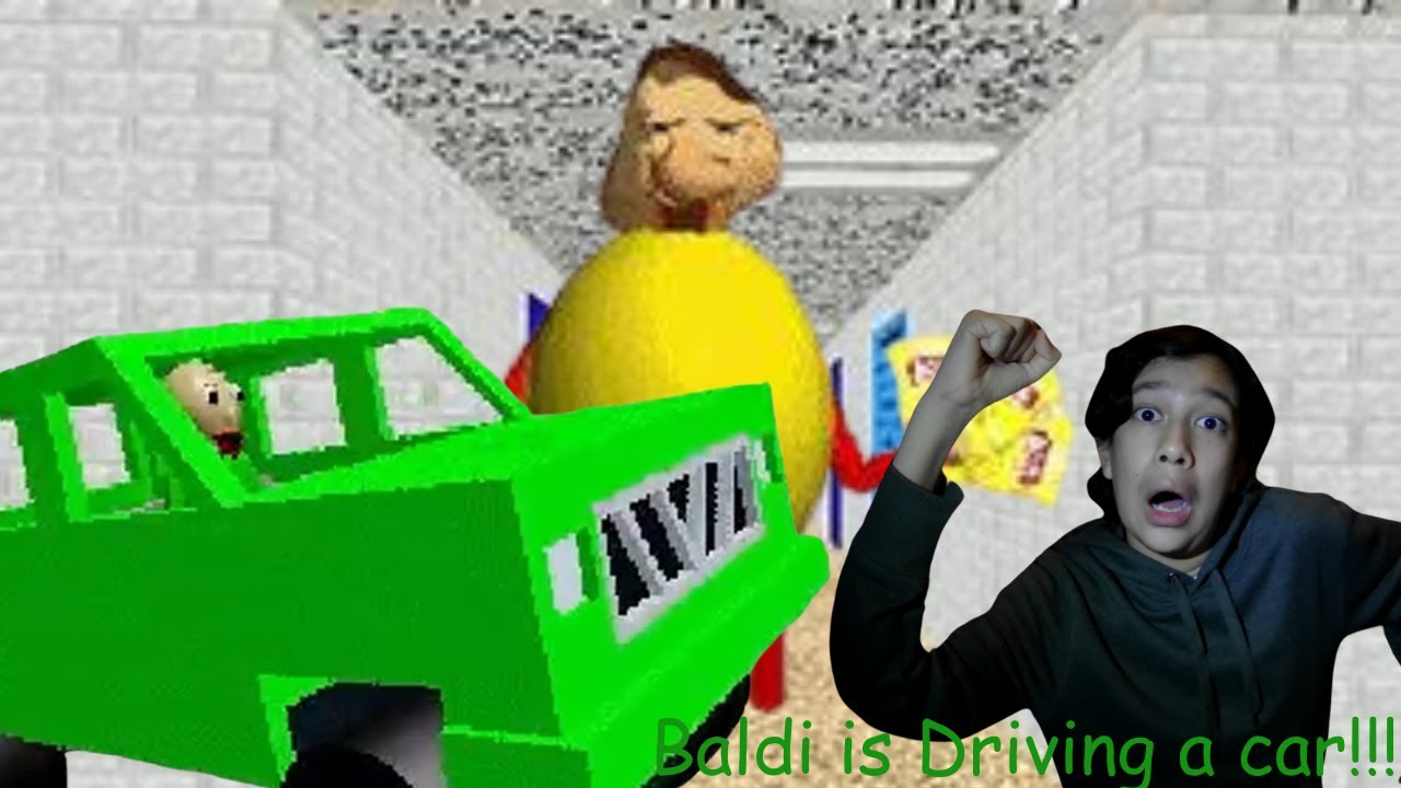 Baldi is Driving a Car!!! - YouTube
