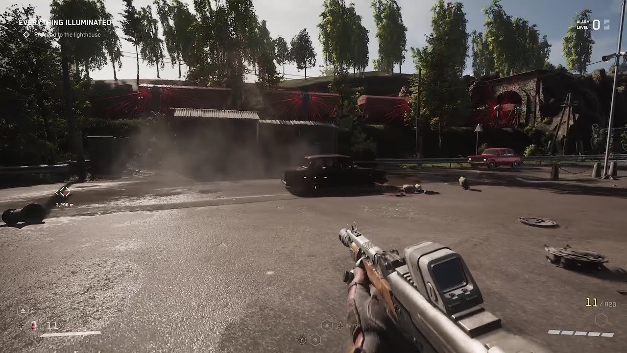 Atomic heart. Destroying cars - YouTube