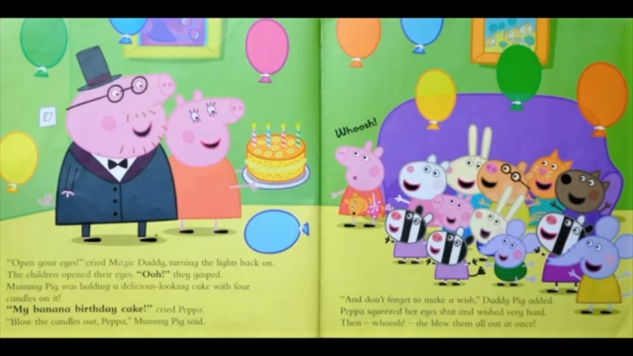 🐷 PEPPA PIG THEY GET WET AND PEPPA PIG HAPPY BIRTHDAY PEPPA (kids video ...