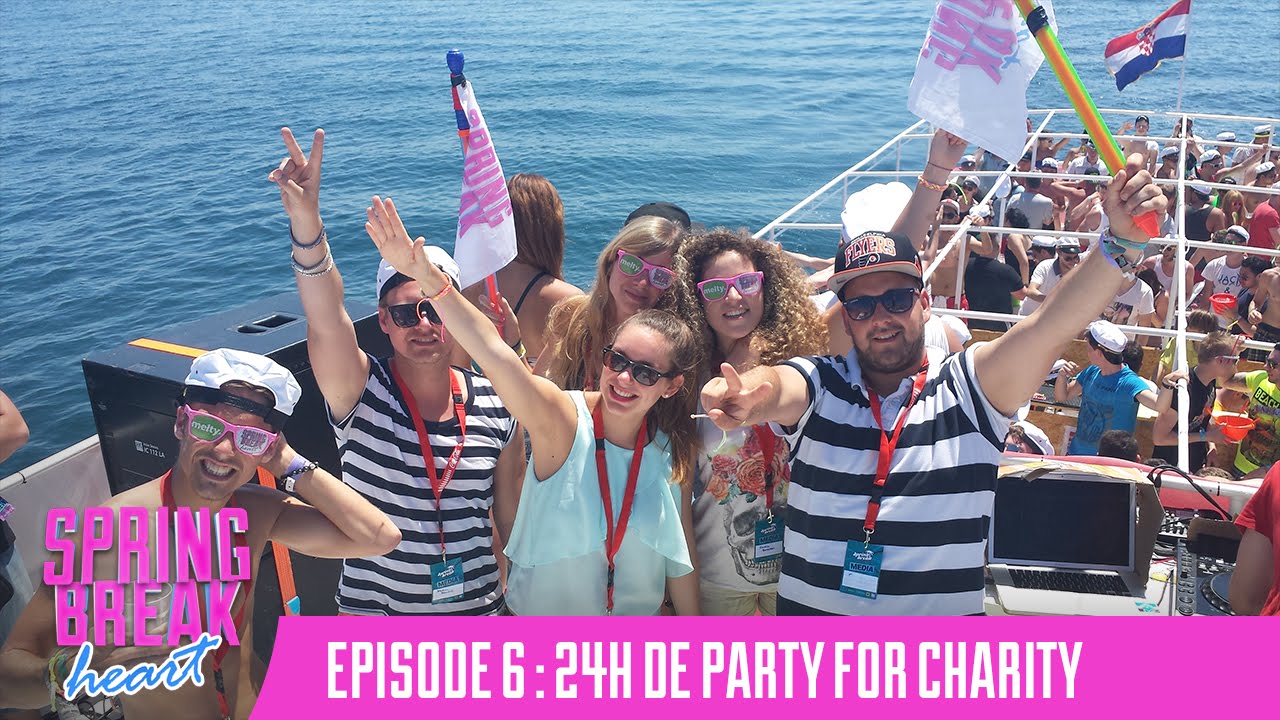 Spring Break Heart - Episode 6, les 24h de Party For Charity - YouTube