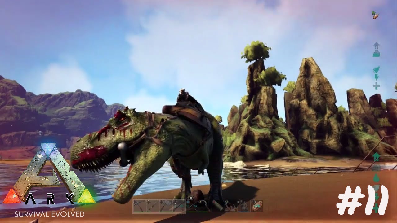 Ark: Survival Evolved - Ep11 - We Have A T-Rex!! - Xbox 1 - YouTube