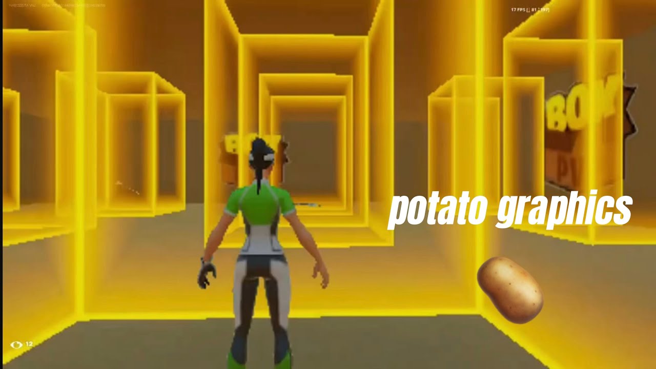 CHILLING BOX FIGHT ON POTATO GRAPHICS 🥔 - YouTube