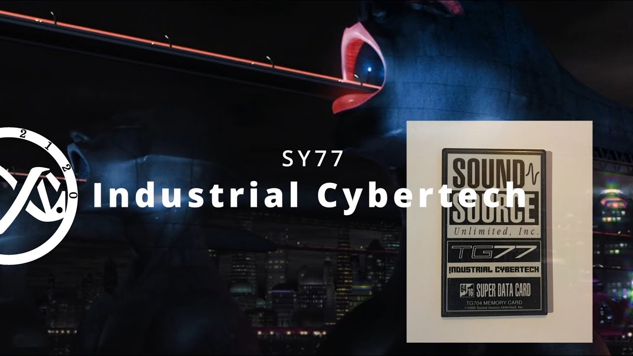 Industrial Cybertech - Yamaha SY77 Synthesizer Sound Card Demo - YouTube