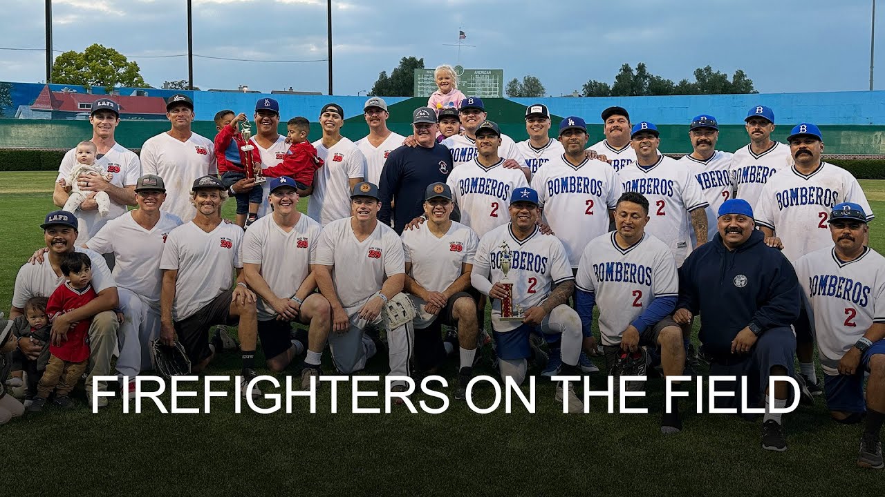 LAFD Firefighters battle it out on the field: The Lane Kemper Softball ...