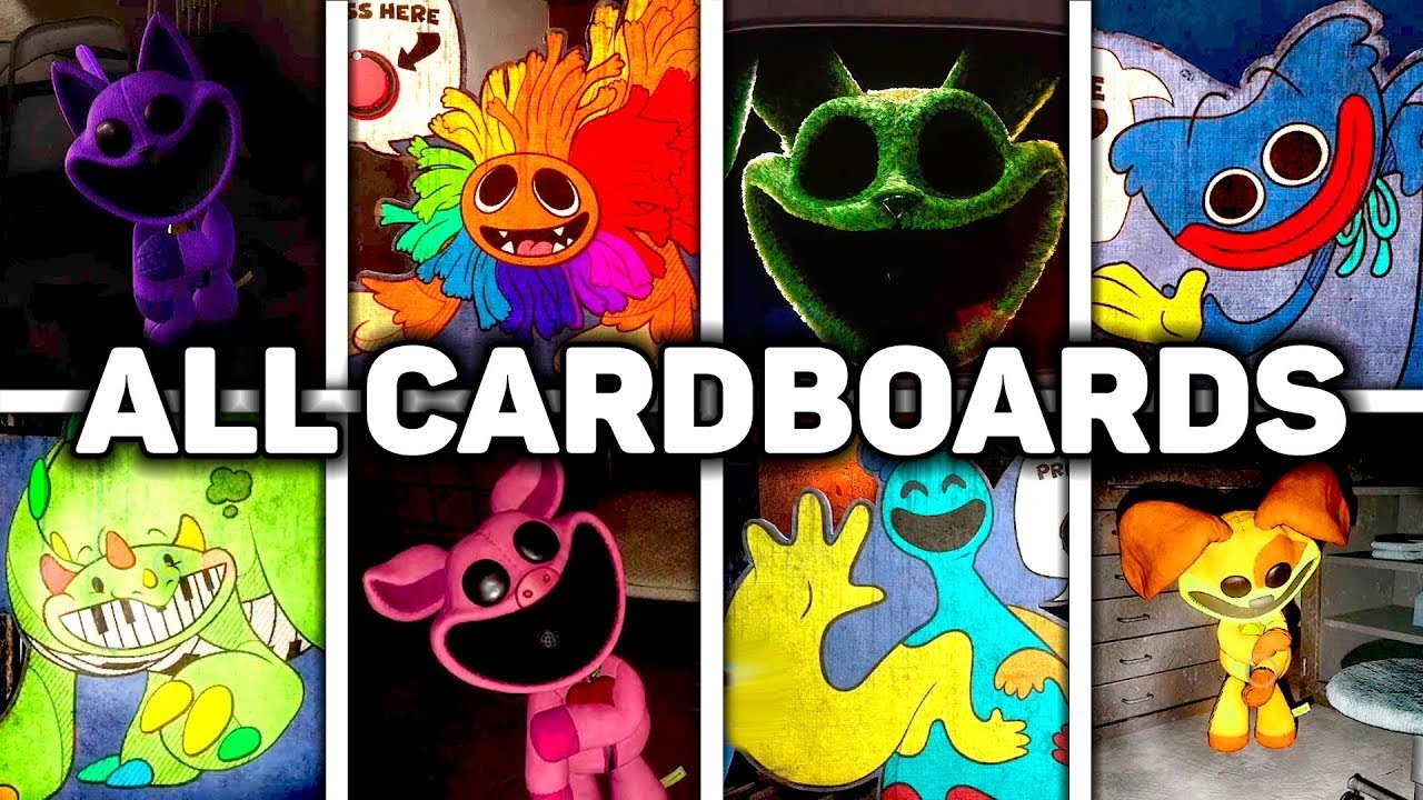 Poppy Playtime: CHAPTER 4 - ALL Cardboards & Smiling Critters Dialogues ...