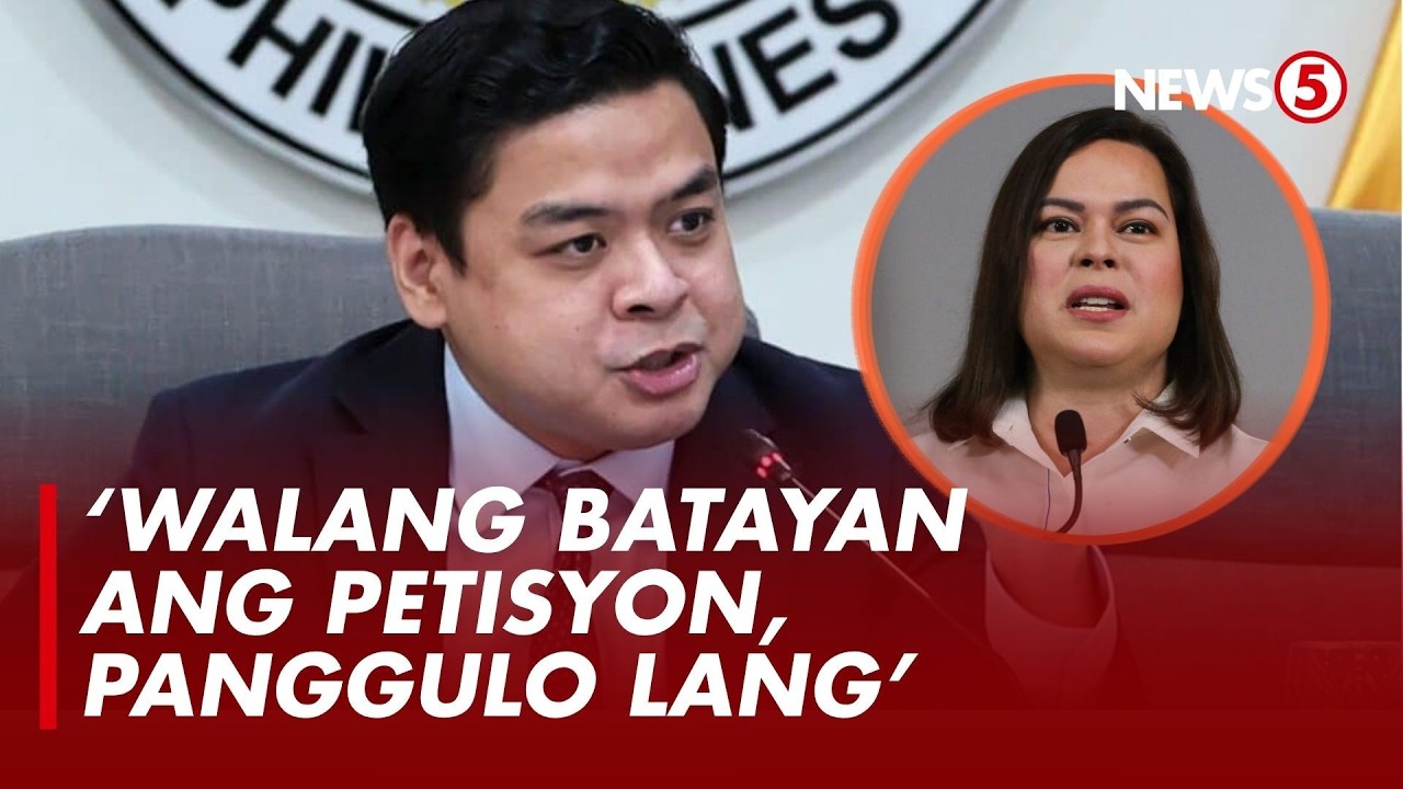 'Panggulo lang': Ridon, tinawag na walang basehan ang petisyon vs. VP ...