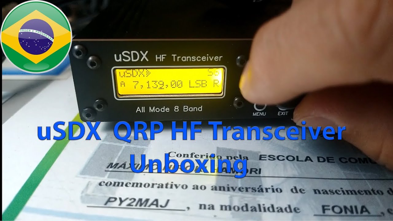 uSDX QRP TRANSCEIVER - ALL MODE - UNBOXING - 7 MHZ - YouTube
