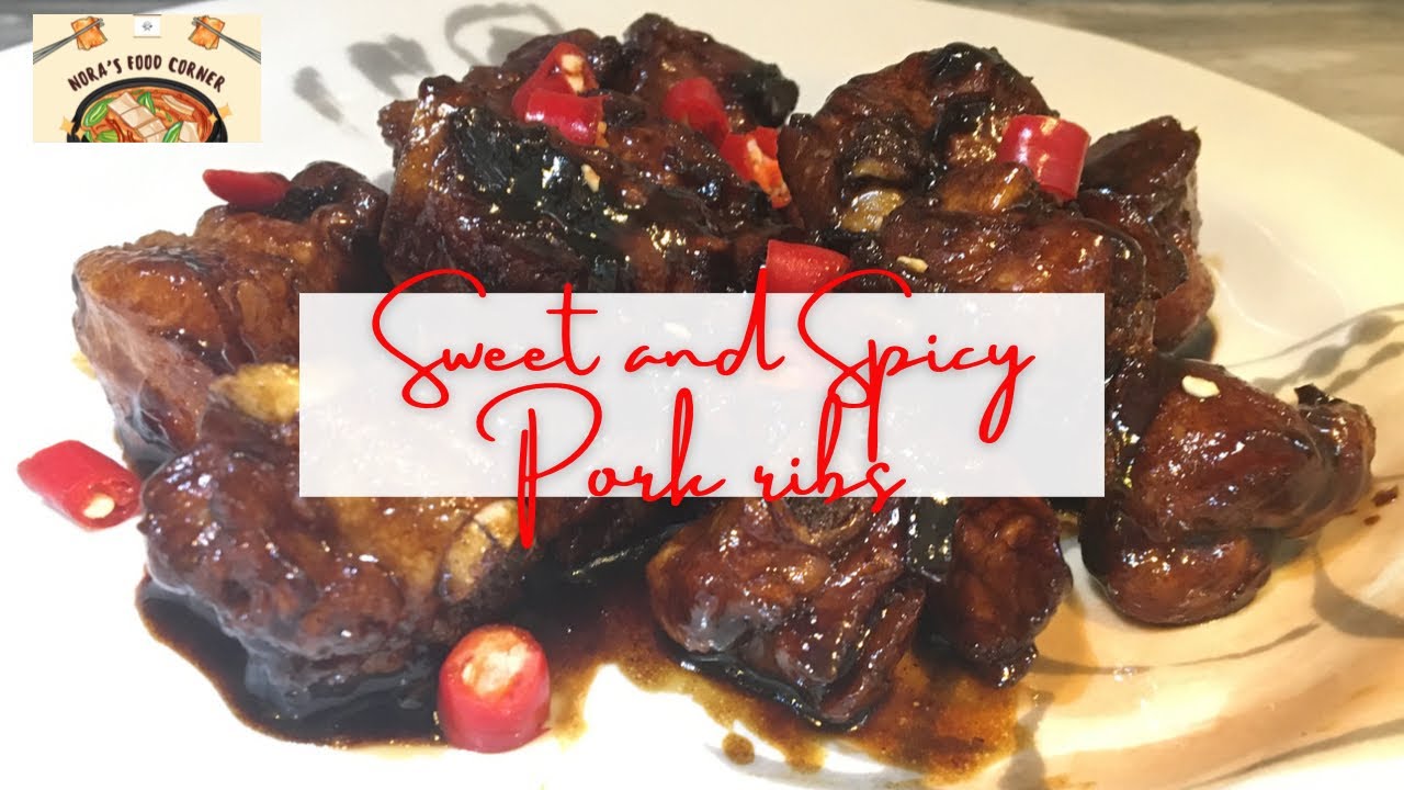 Sweet and Spicy Pork Ribs with Sprite - YouTube
