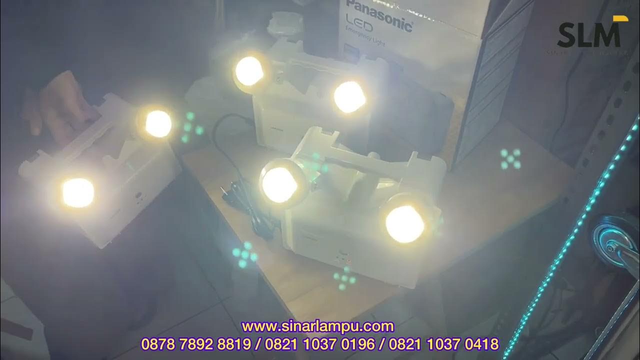 Lampu Emergency Panasonic LDR 300N 5000K Cool Daylight - YouTube