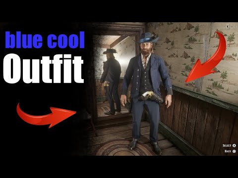 Red Dead Redemption 2 blue cool outfit - YouTube