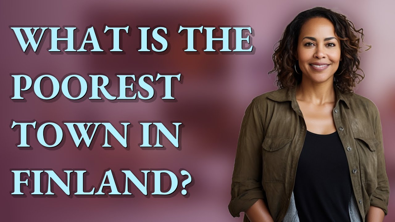 What is the poorest town in Finland? - YouTube