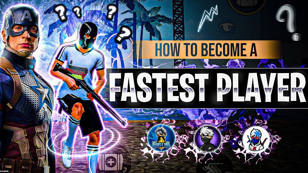 YOU WILL BE BECOME A FASTEST PLAYER IN FREE FIRE LIKE LEGEND'S / FAST ...