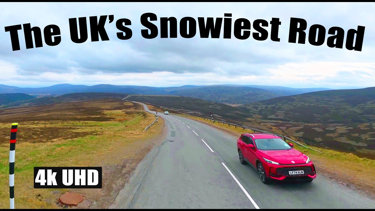 Scenic Drive Thru the Cairngorms | A939 Lecht Pass & Cock Bridge | 4K ...