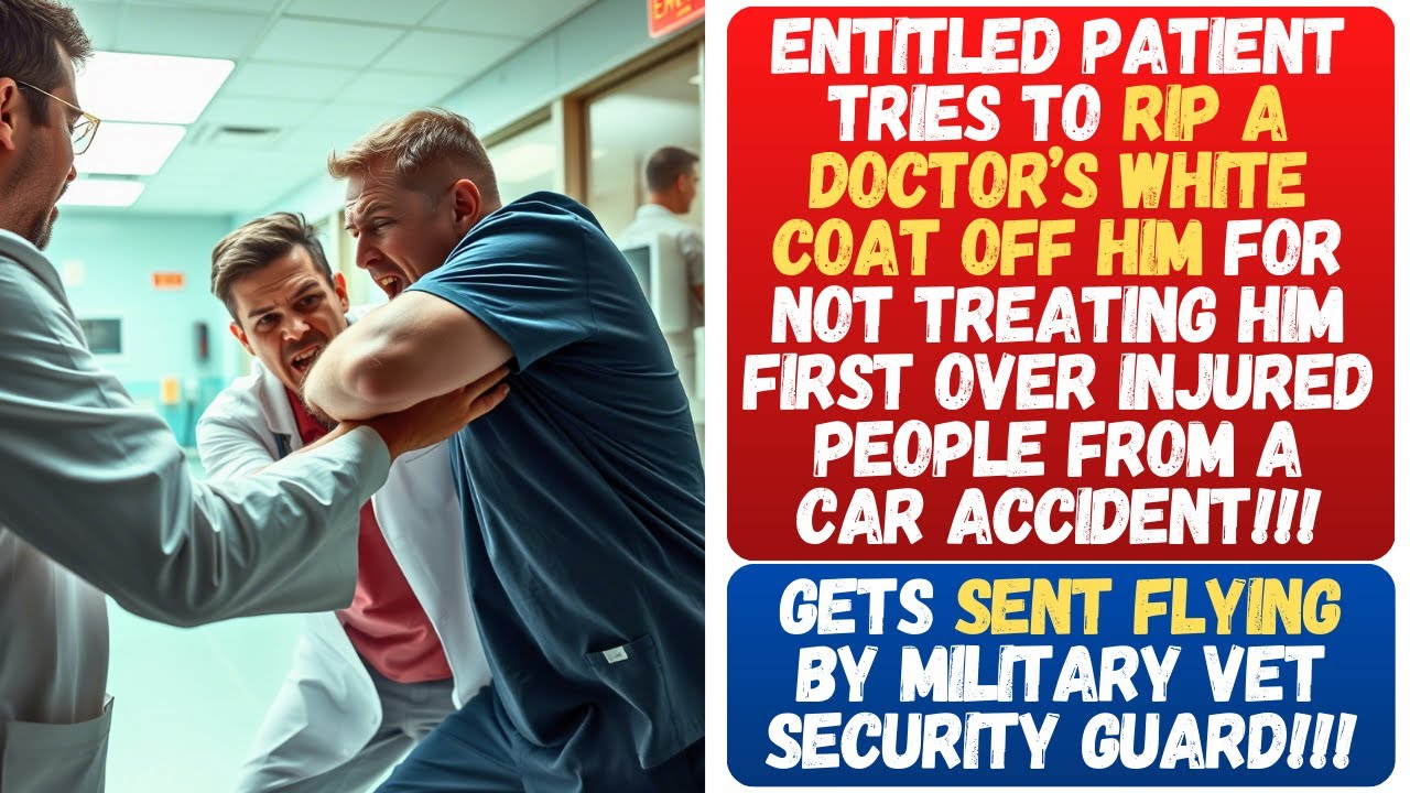 ENTITLED PATIENT TRIES TO RIP A DOCTOR’S WHITE COAT OFF BC HE'S NOT ...