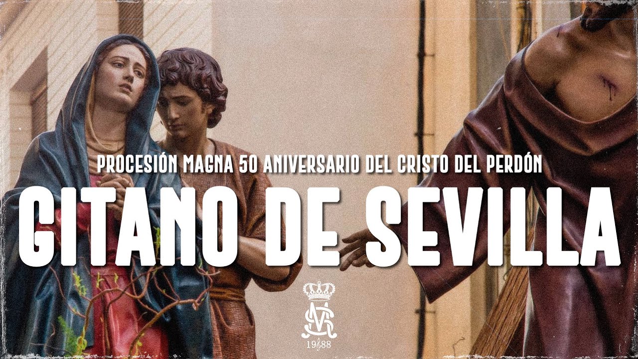 4K | Gitano de Sevilla | Procesión Magna Cristo del Perdón | Medina Siyasa - YouTube