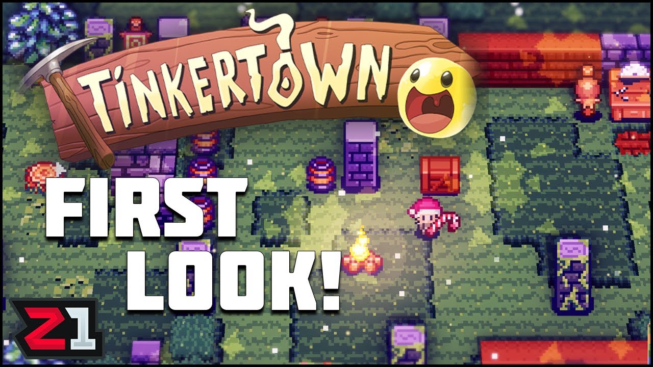 New Crafting, Base Building, Survival Game Tinkertown ! First Look | Z1 ...