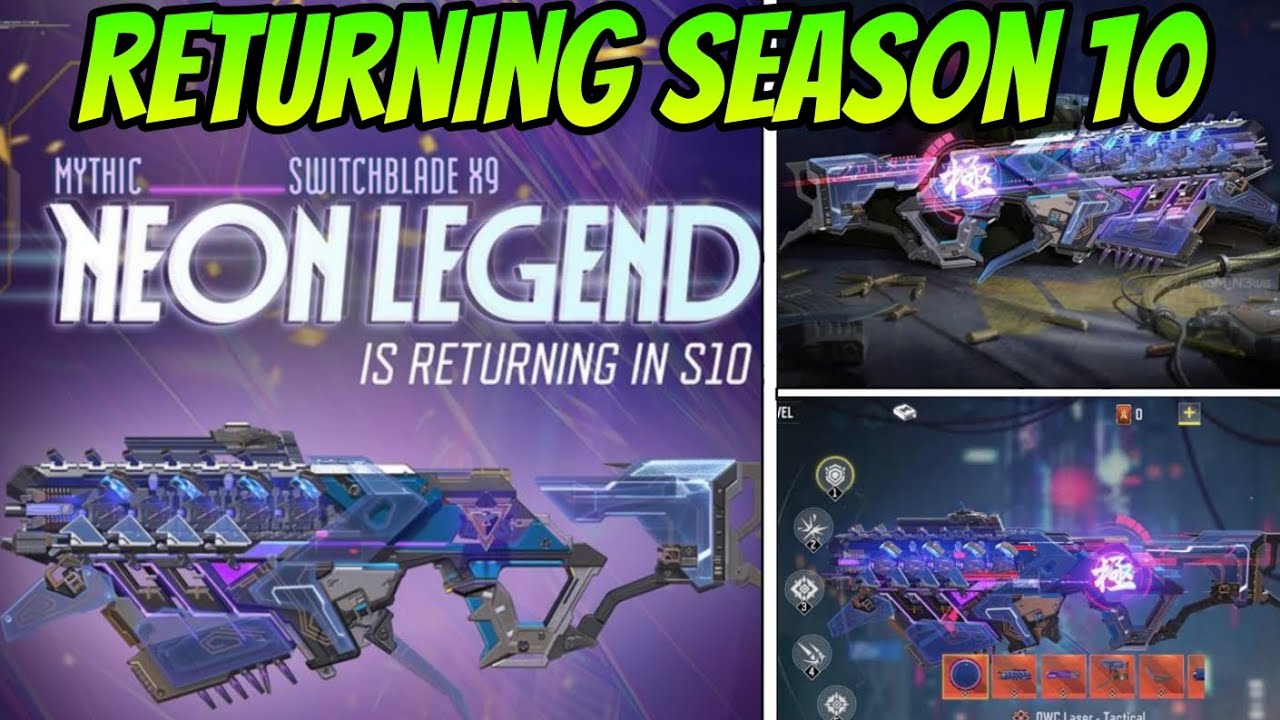 *New* Mythic Switchblade X9 Return | Season 10 4th Anniversary | Codm ...