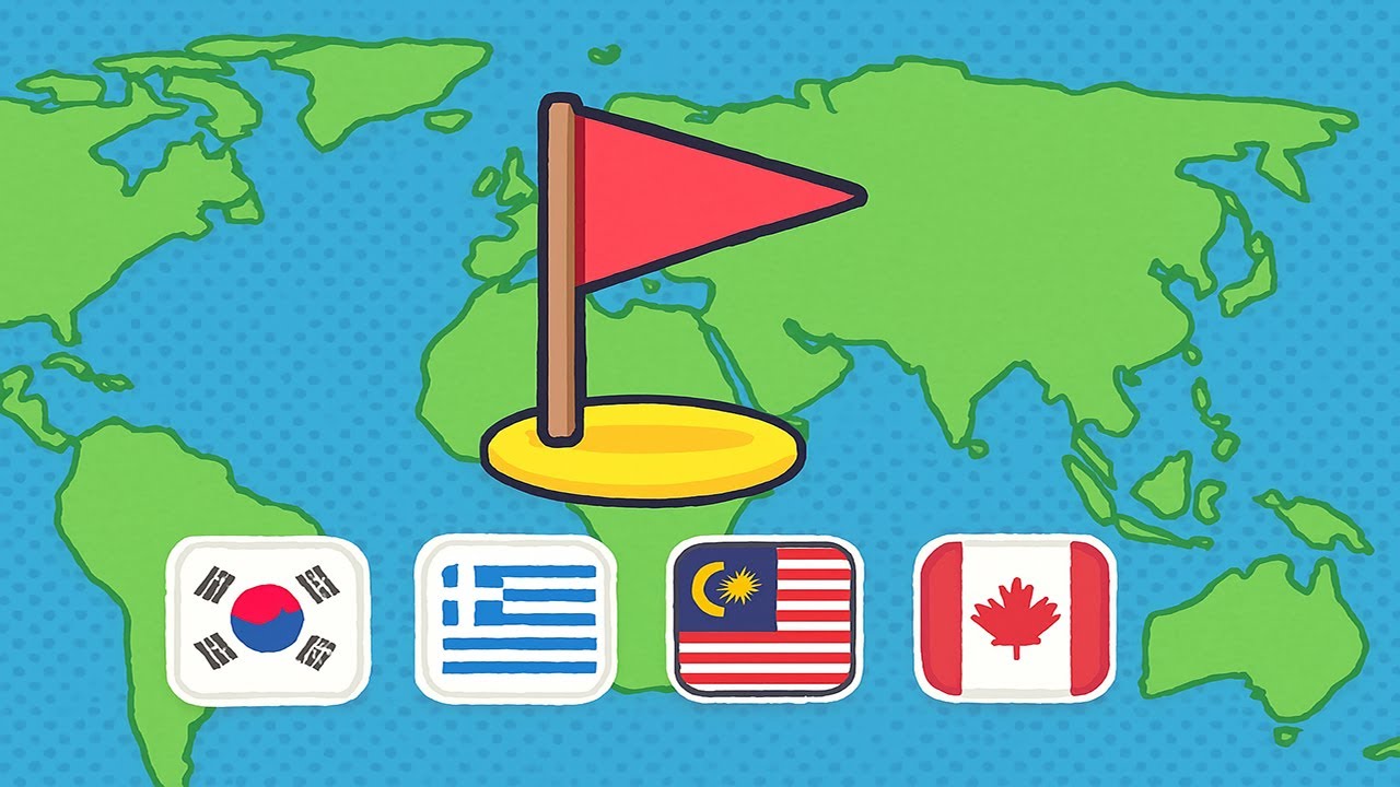 Find the Flag! | Fun & Easy Way to Learn World Flags 🌍🎌 - 36 - YouTube
