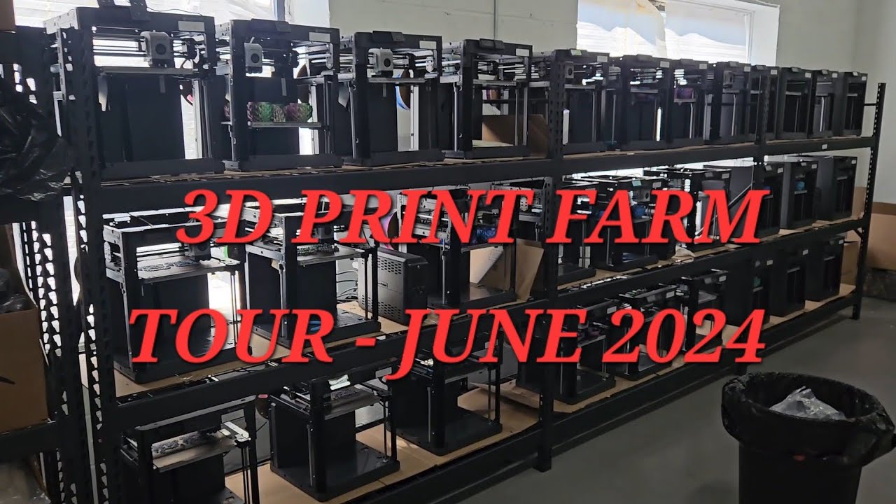 3D Print Farm Update - June 2024 - YouTube