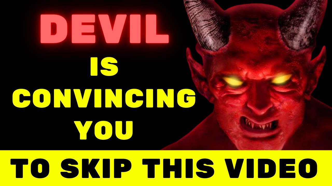 DEVIL is convincing you to skip this video | Jesus Light - YouTube