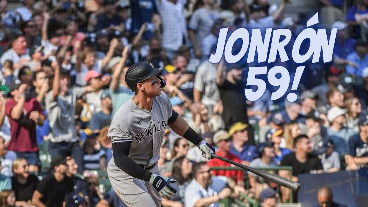 AARON JUDGE se ubica a dos de ROGER MARIS con sus jonrones Nro. 58 y 59 ...