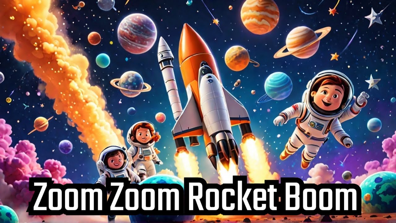 Zoom Zoom Rocket Boom – Fun Nursery Rhyme for Kids | Spaceship ...